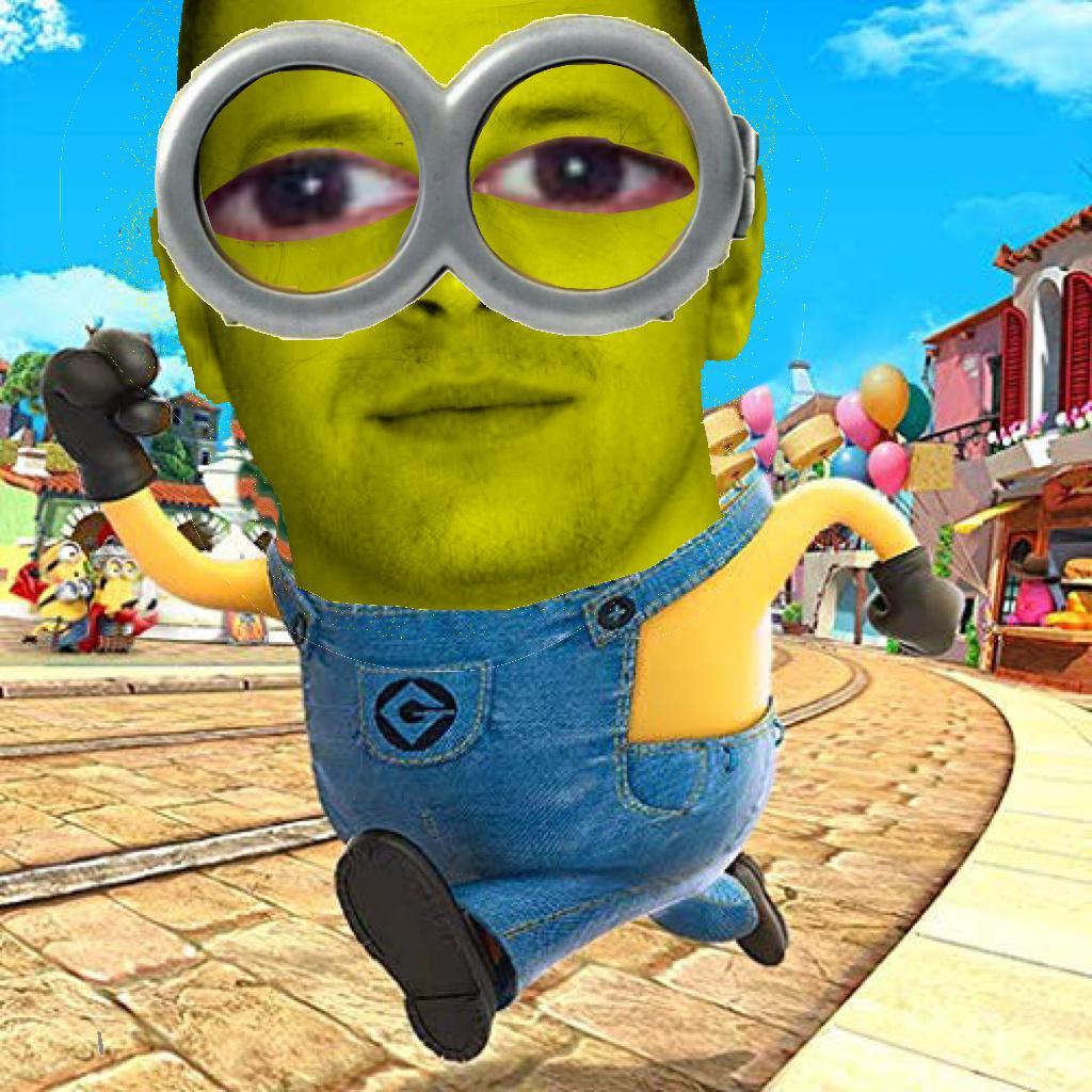 Pat Wilson as a minion. | Scrolller