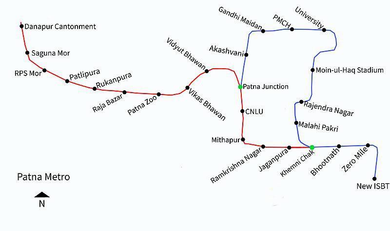 Patna metro route map | Scrolller