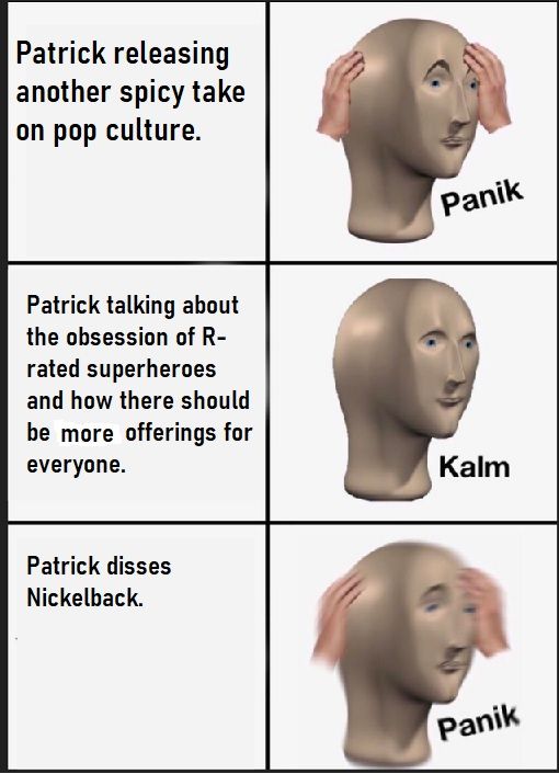 Patrick was right, his new vid did cause a stir, but for different reasons. | Scrolller