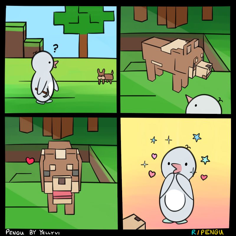 Pengu in Minecraft (with resource pack) | Scrolller