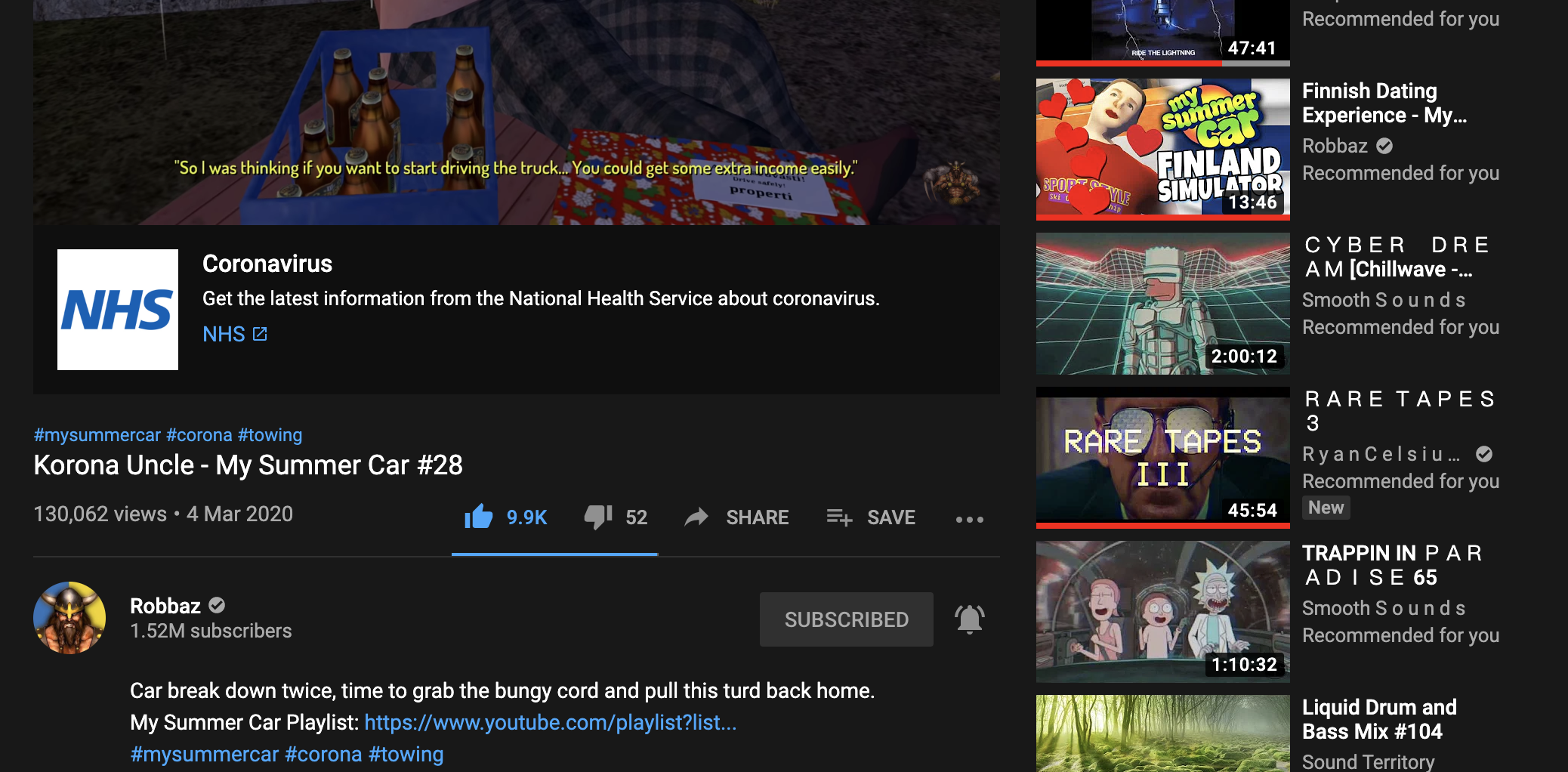 Perfect advert on the perfect video | Scrolller