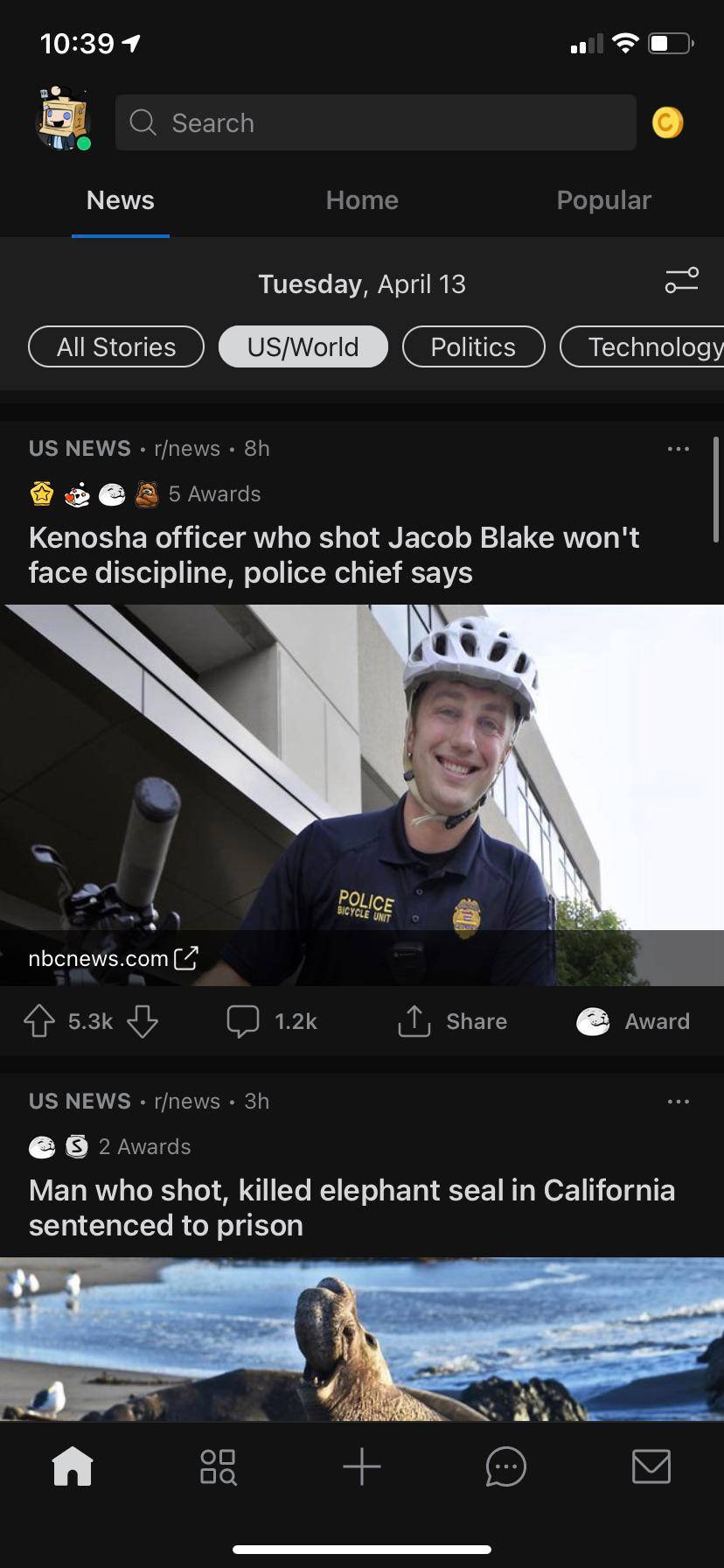 Perfect screenshot scrolling US news... | Scrolller