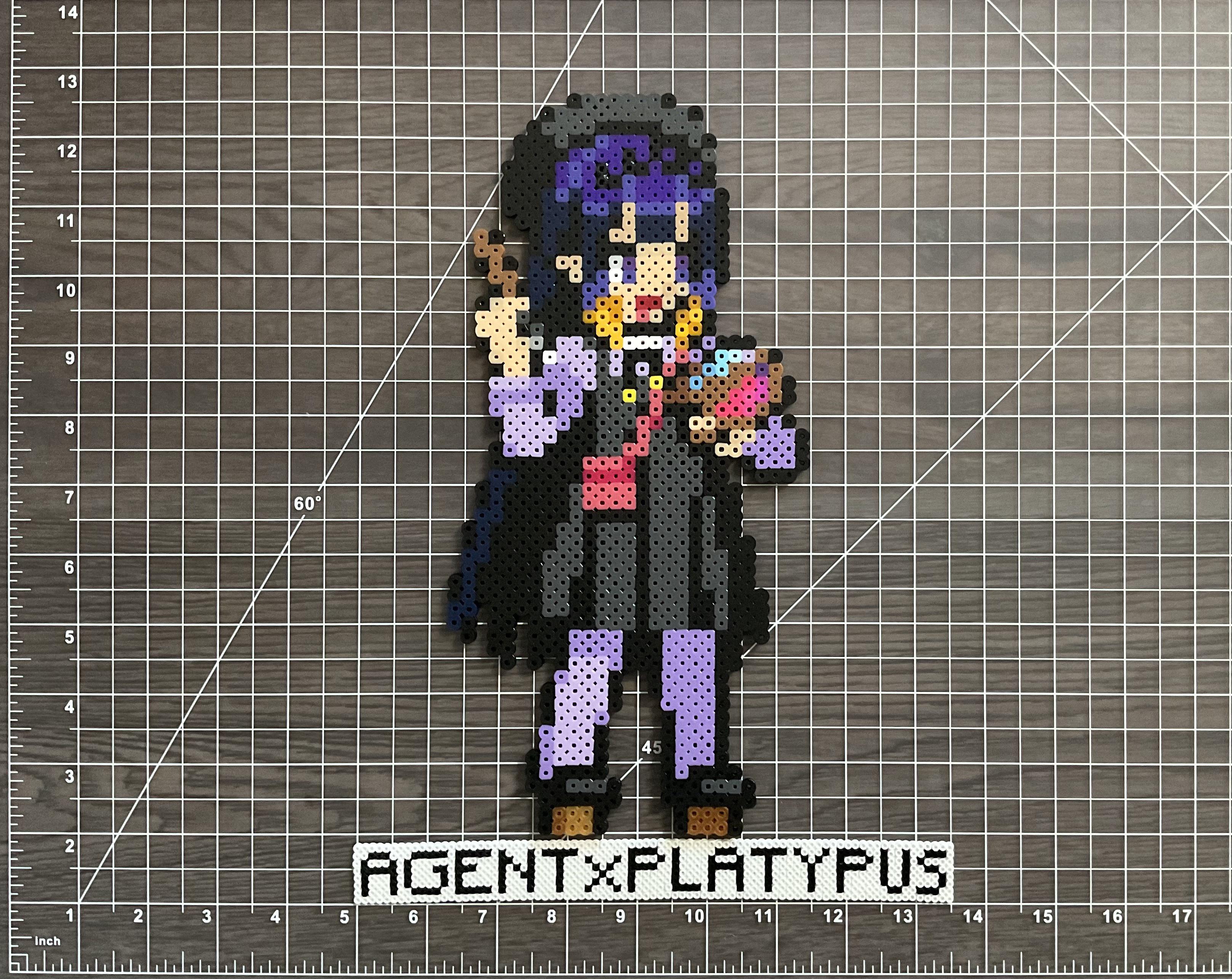 Perler bead Ina 🐙 | Scrolller