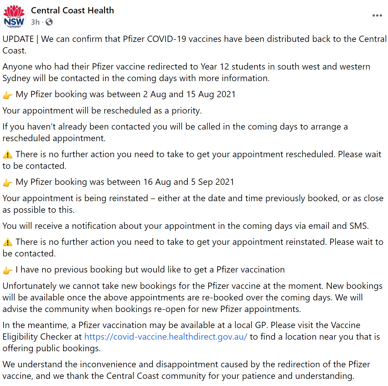 Pfizer COVID-19 vaccines have been distributed on the Central Coast | Scrolller