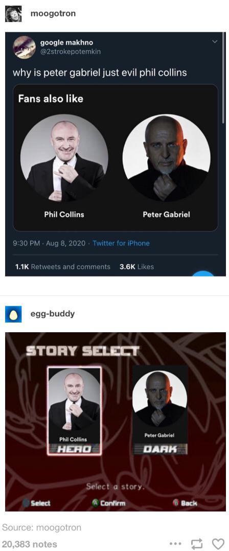 “Phil Collins is next” | Scrolller