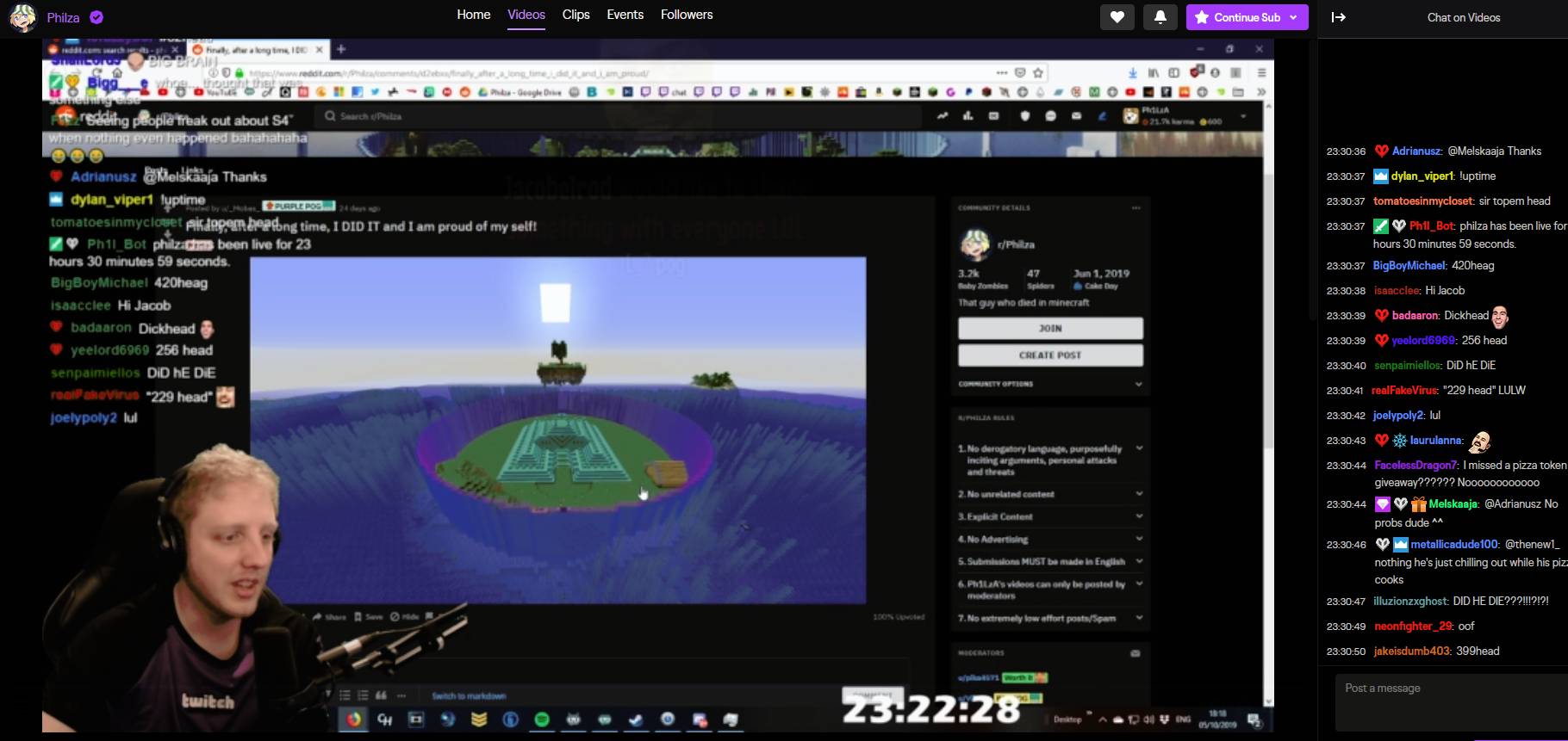 Phil saw my post on his live POG! | Scrolller