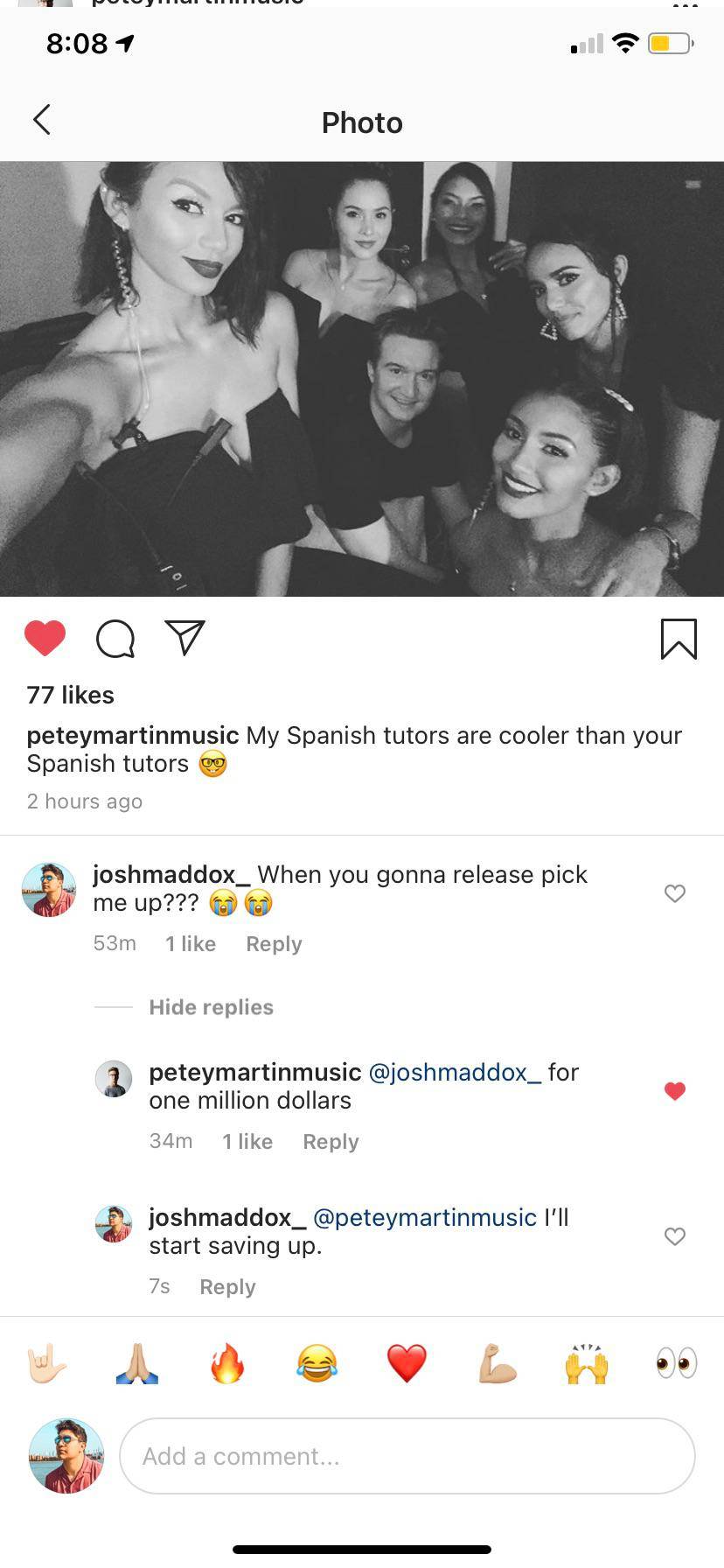 Pick Me Up confirmed a Petey Martin Record. | Scrolller