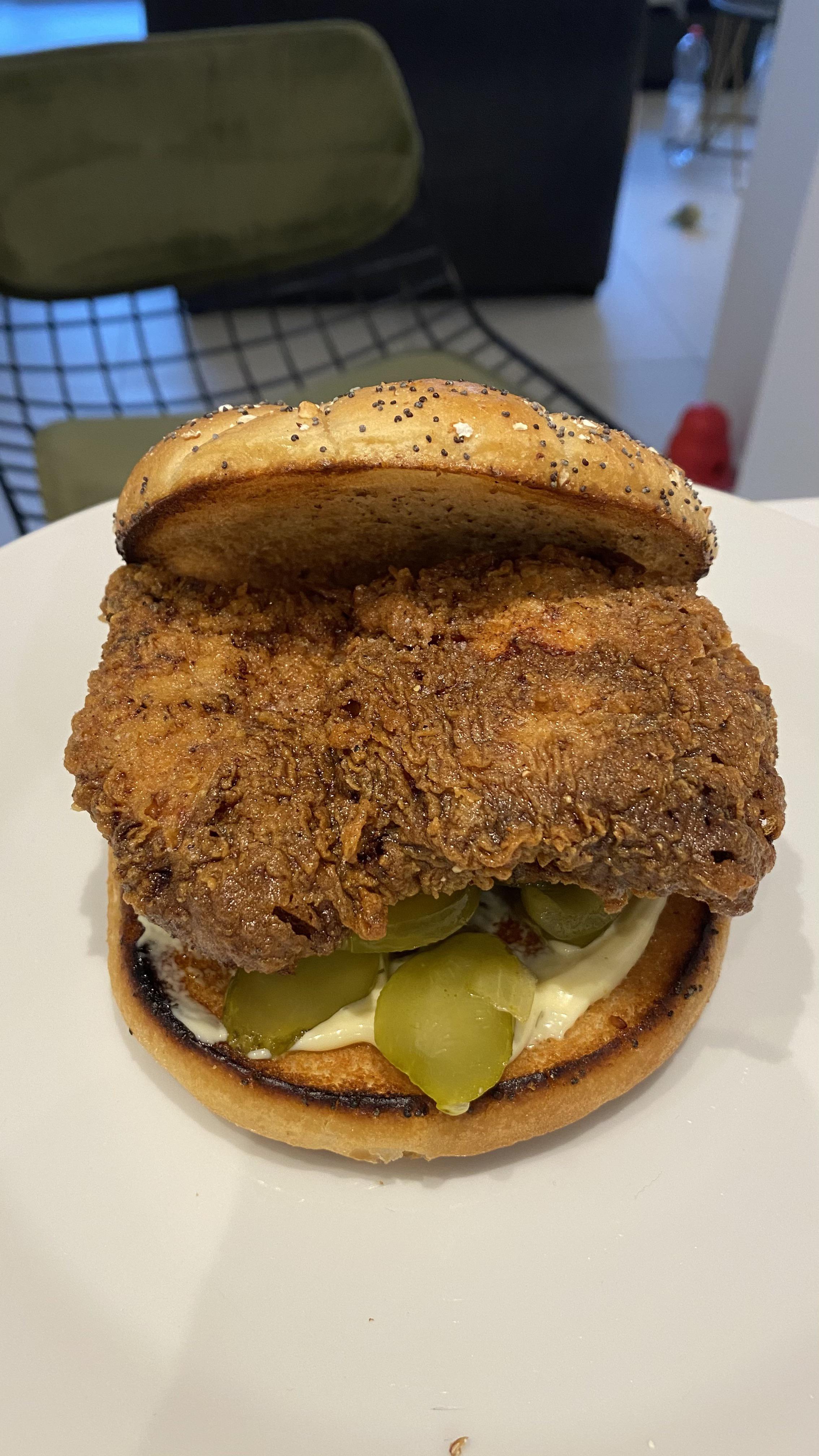 Pickle Brine Fried Chicken Sandwich | Scrolller