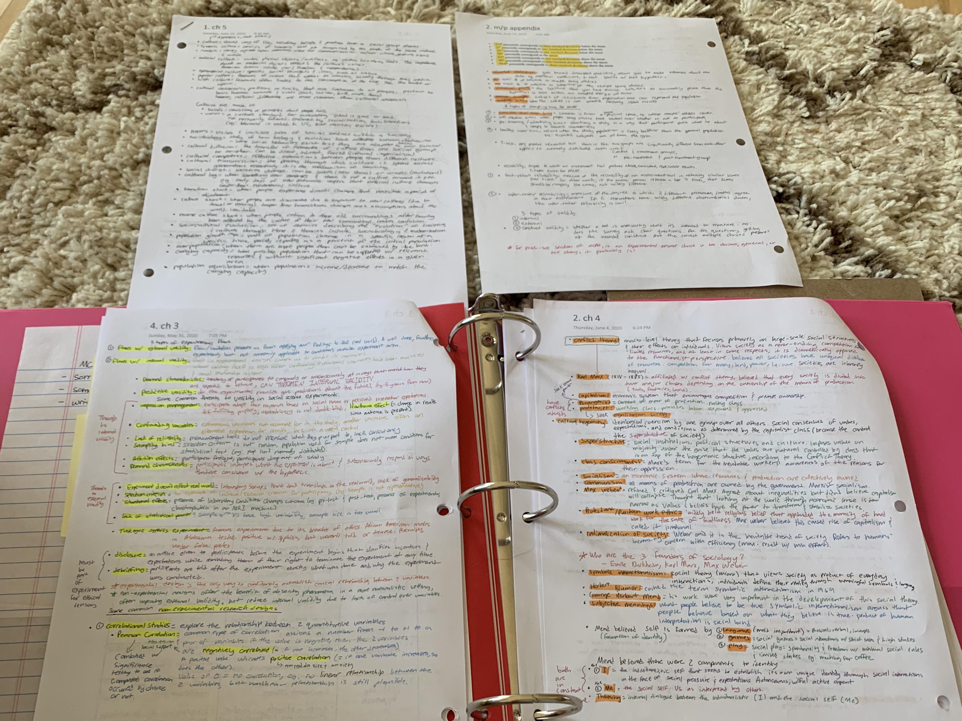 Picture of my notes for motivation. If you’re seeing this, you should ...