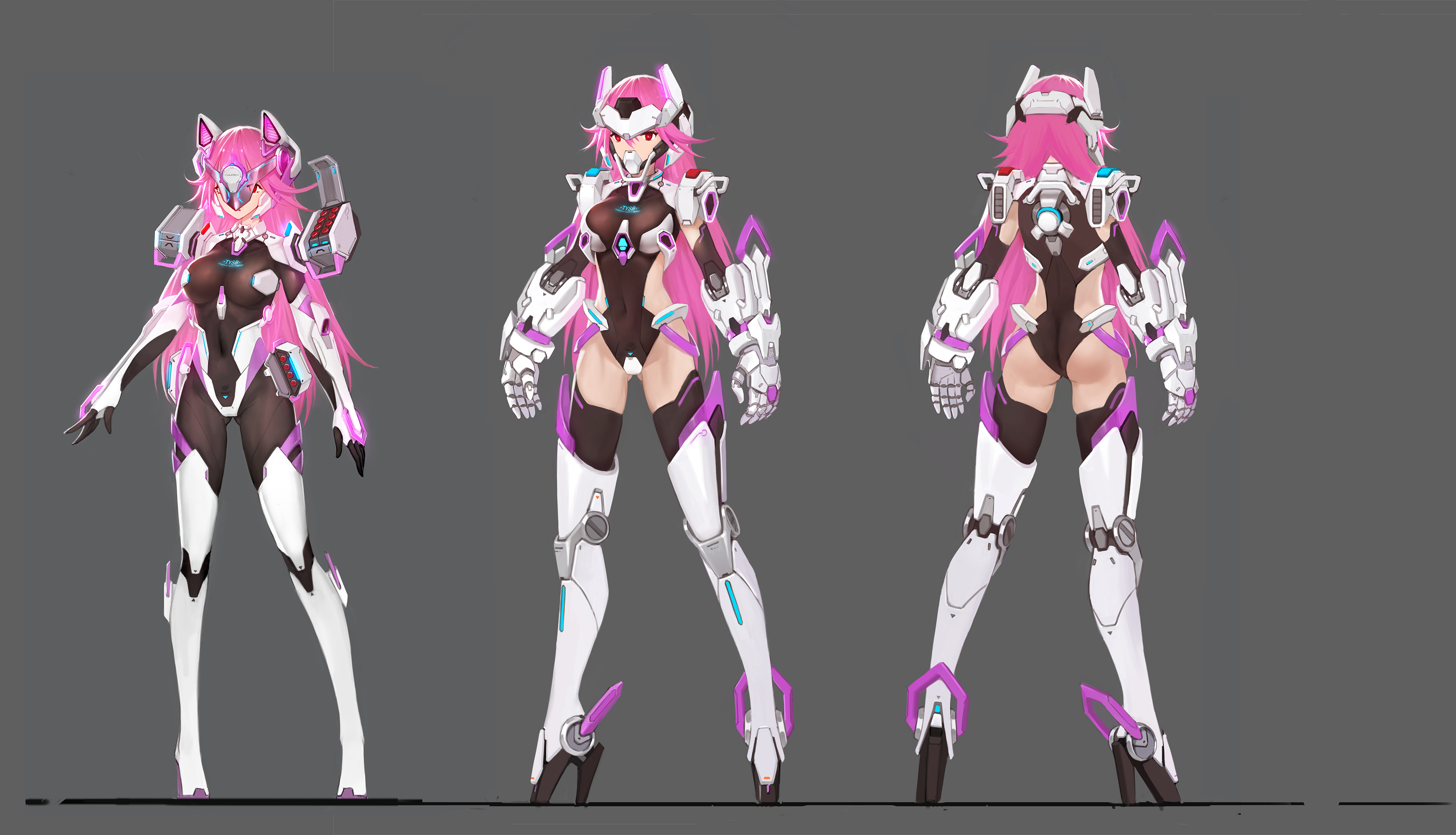 Pink Haired Girl Exo Amour (Zhuore Zhi Hen) [300 Heroes] | Scrolller