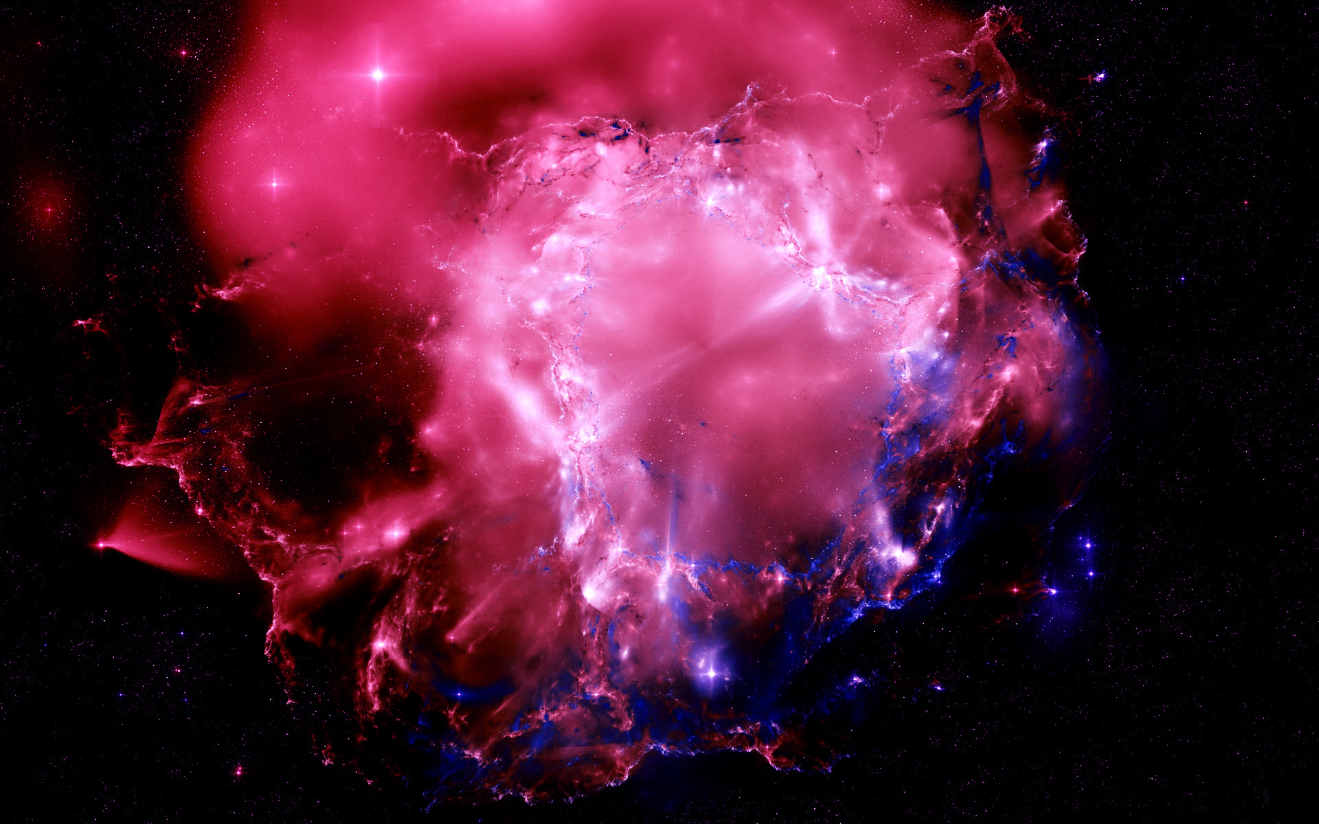 Pink nebula | Scrolller