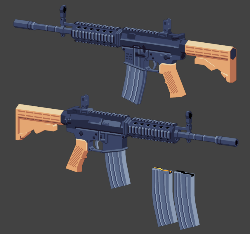 Pixel M4A1 | Scrolller