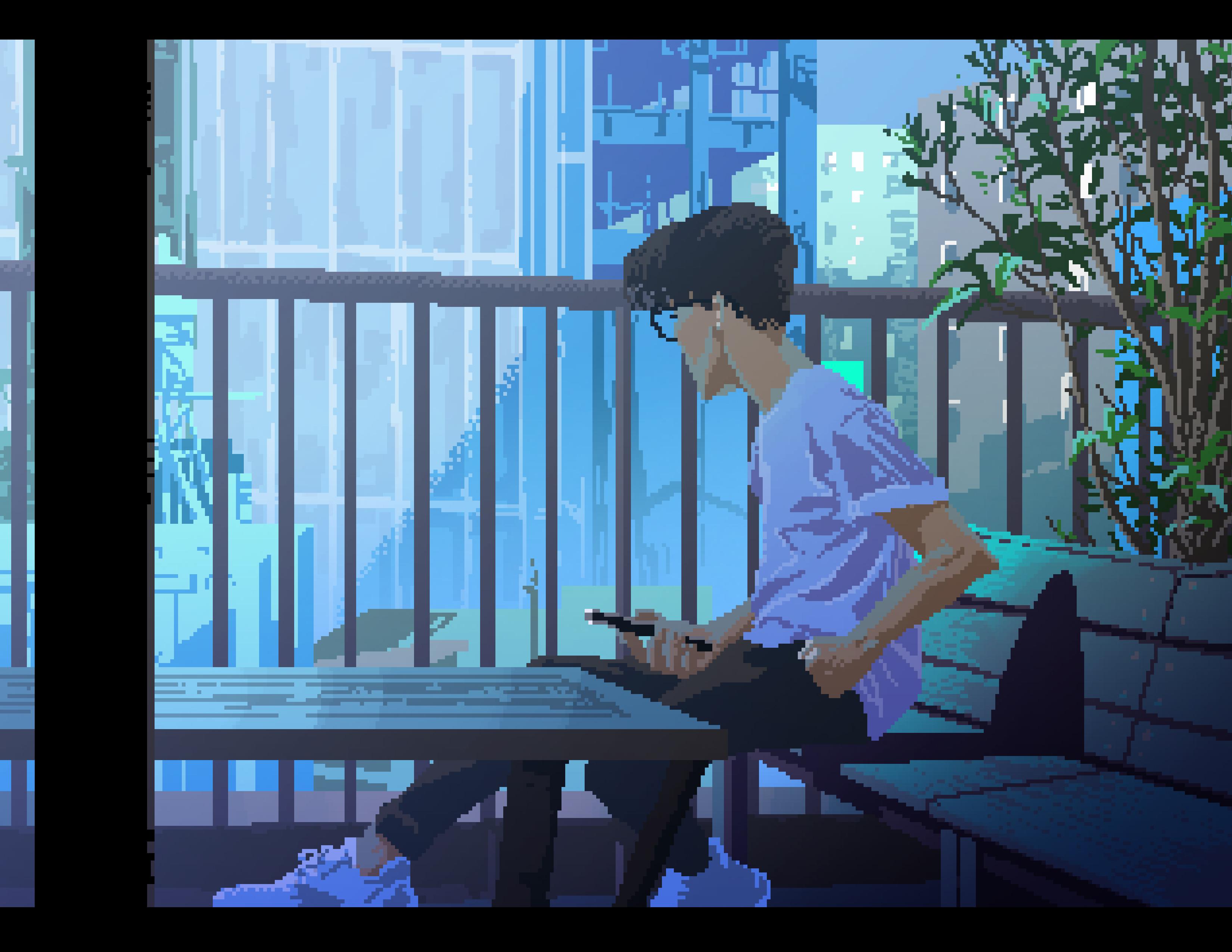 "Pixel Rav", digital pixel art, Zach Raw (me),2020 | Scrolller