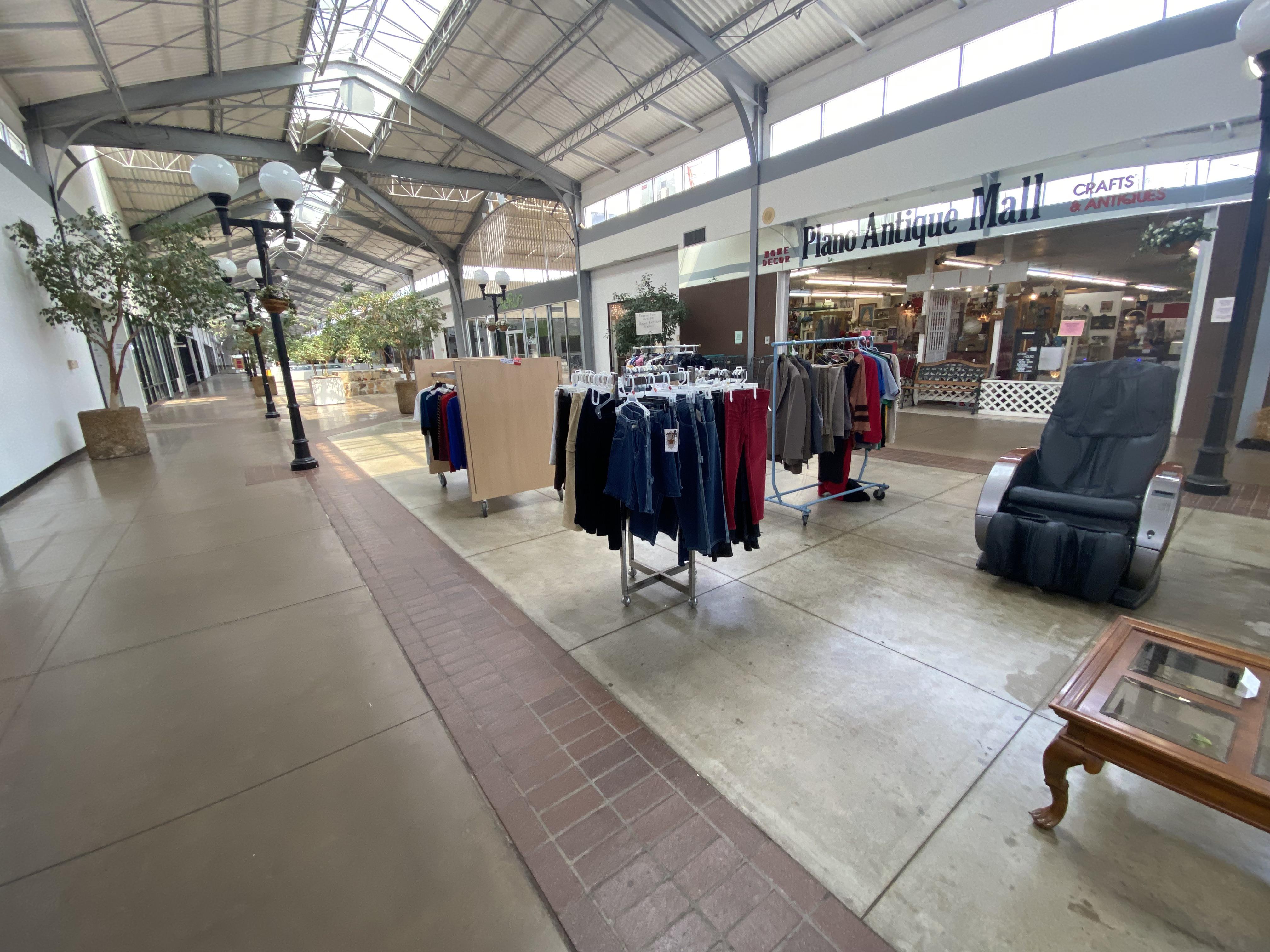 Plano Market Square mall in Plano TX. The only remnant remaining is a fucking antique mall ...