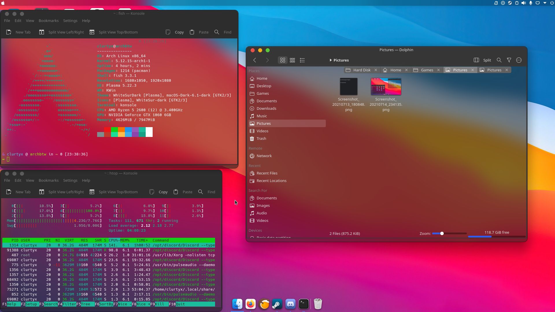 [Plasma] macOS... but on Arch (kinda) | Scrolller