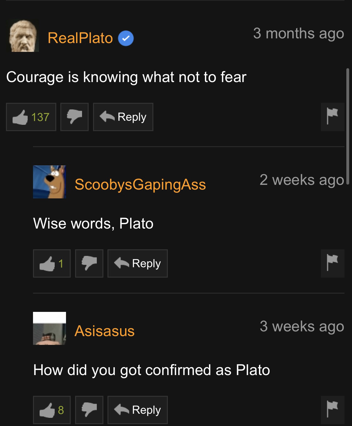 Plato is cool | Scrolller