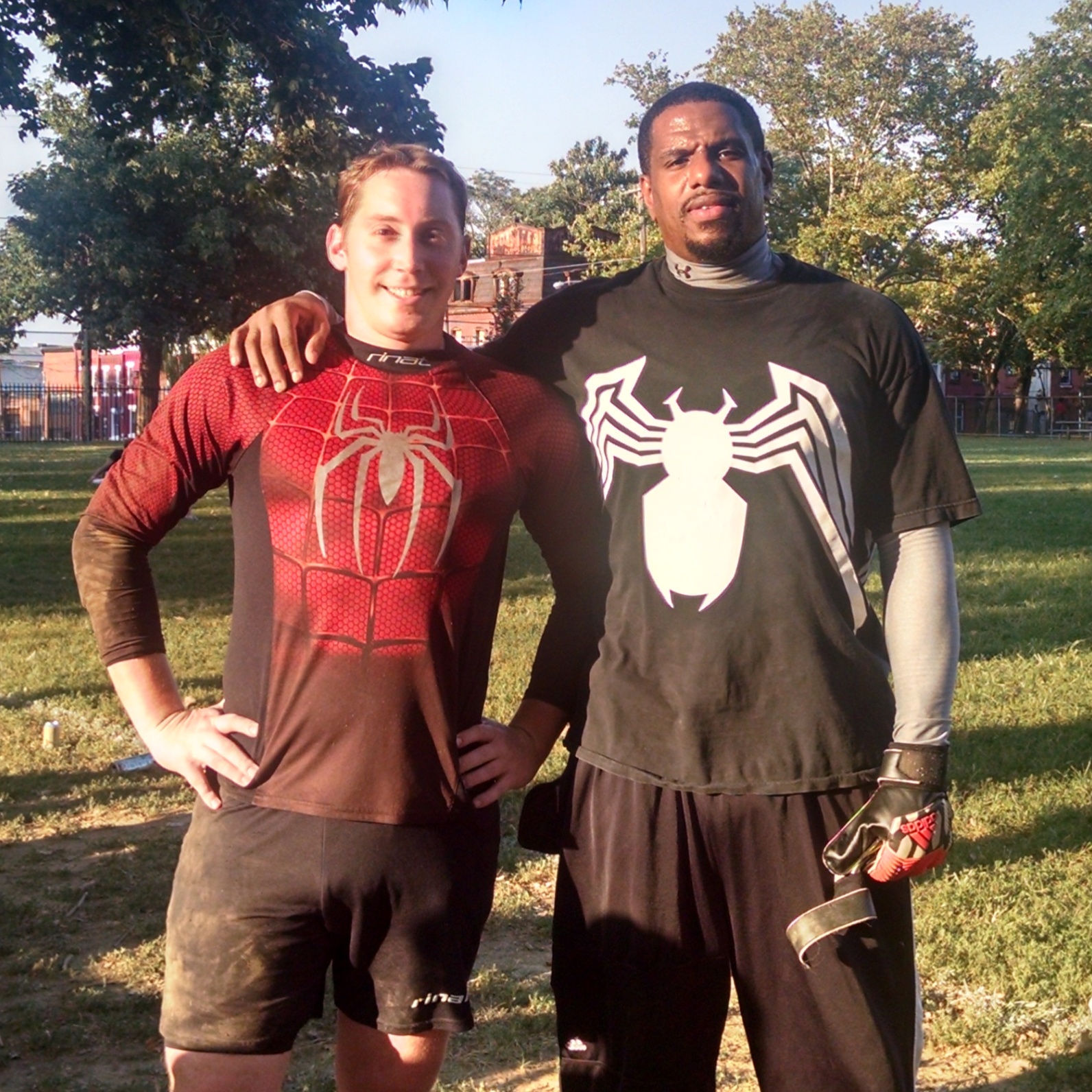 Playing goalie in my usual gear, look across the field to see my opponent wearing his... | Scrolller