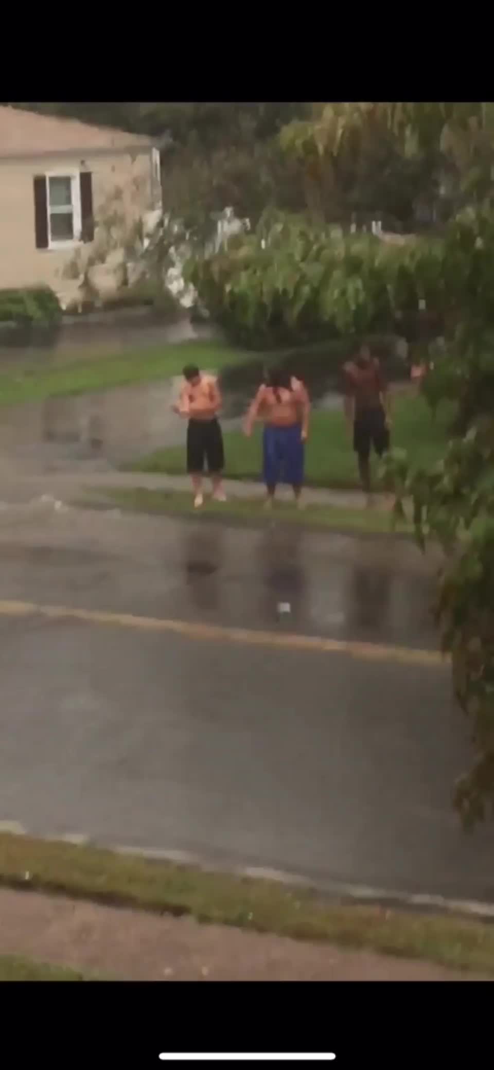 You're never too old for a good puddle splash! | Scrolller