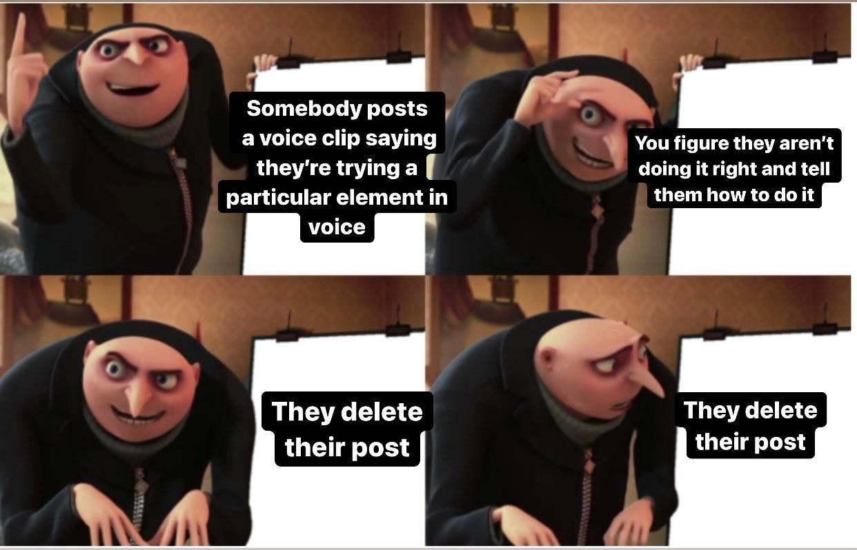 please don’t delete your posts it feels super bad and nobody gets it ... please don’t delete your posts it feels super bad and nobody gets it ...
