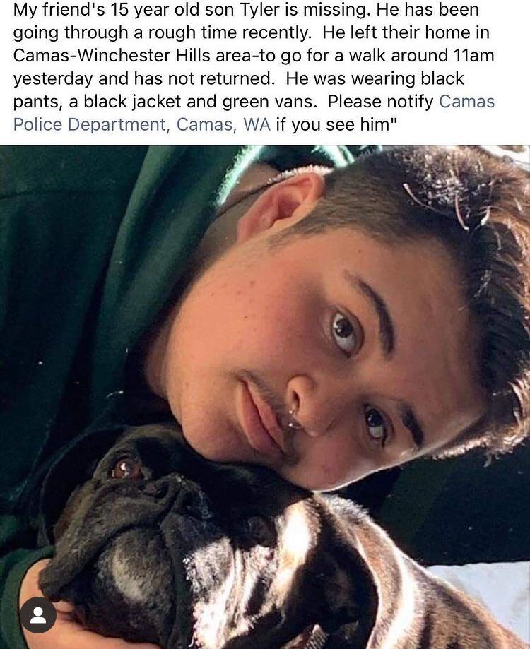 Please help bring Tyler home! | Scrolller