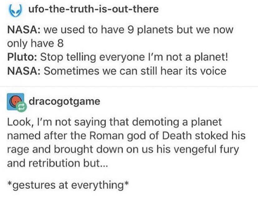 Pluto’s revenge | Scrolller