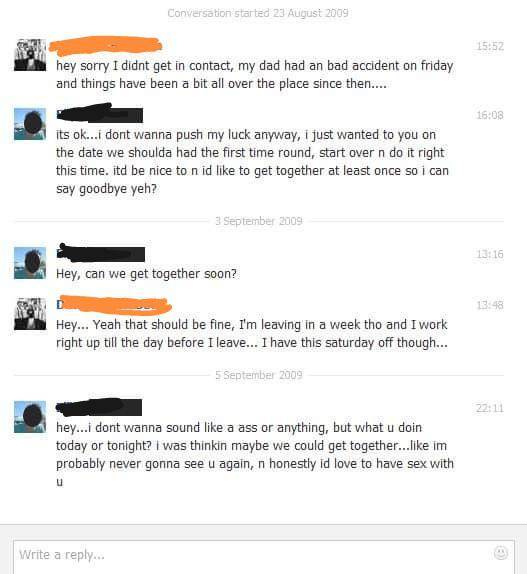 Points for honesty. Deduction for method. | Scrolller