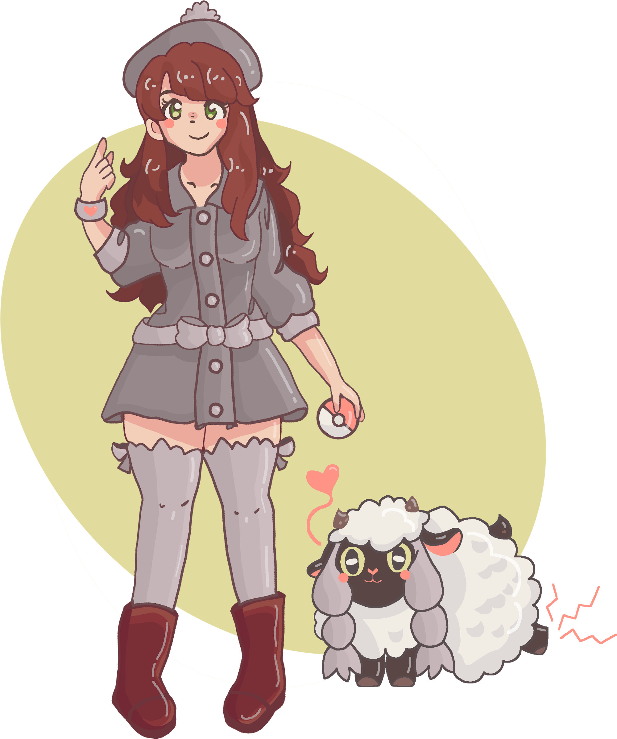 Pokémon Trainer Rachel ft. Wooloo | Scrolller