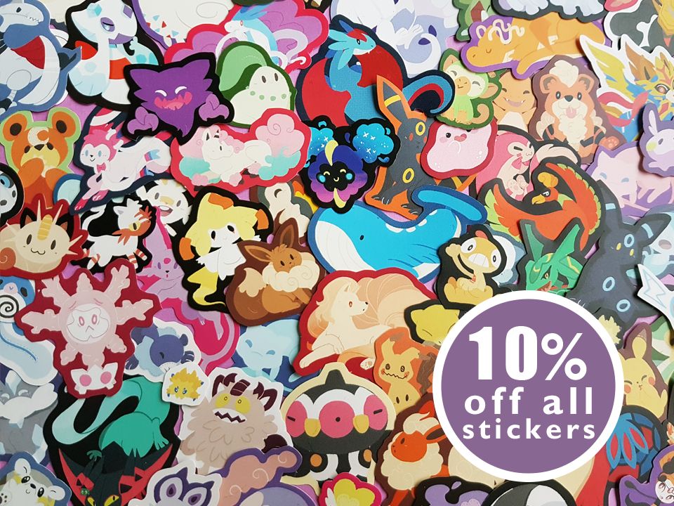 [Pokemon] A Ton Of Sticker Designs | Scrolller