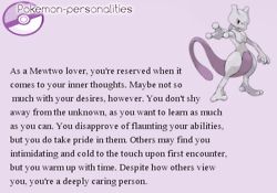 Pokemon Personality: Mewtwo | Scrolller