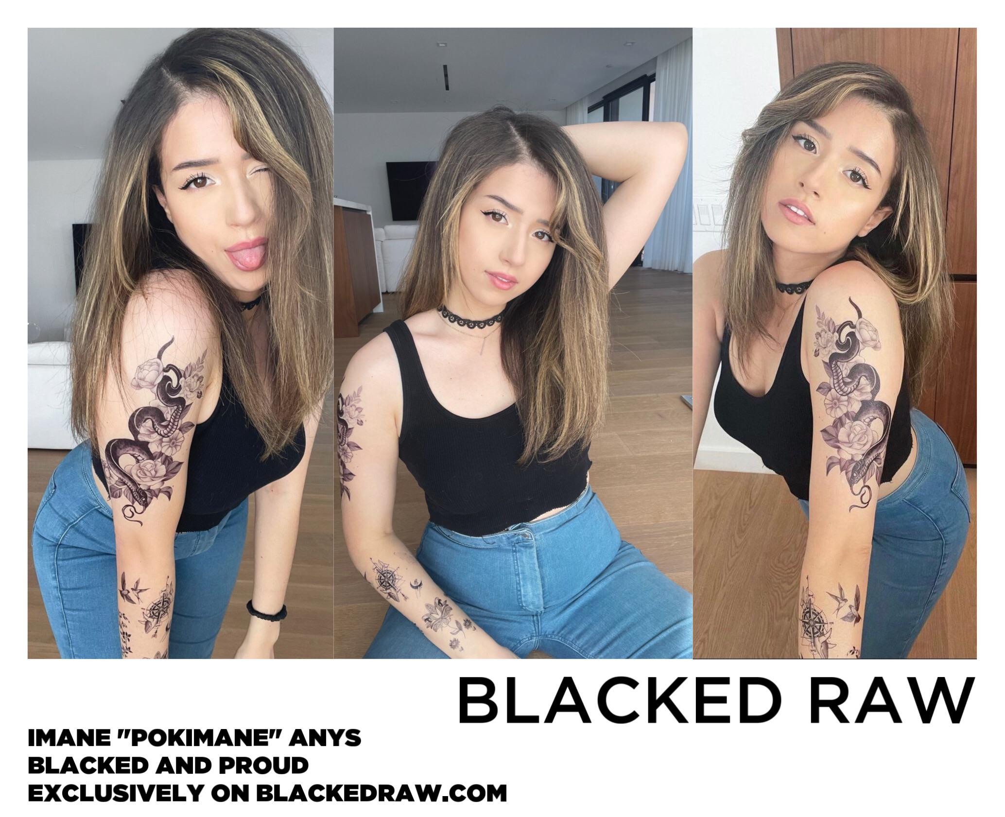Pokimane proud to be on BLACKED RAW | Scrolller