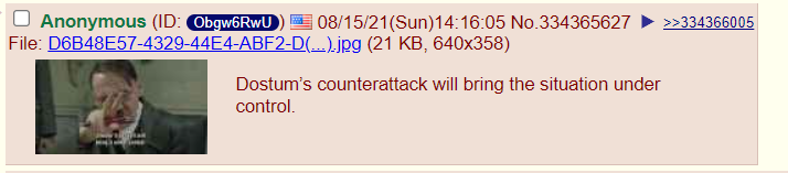/Pol/ anon gives his opinion on the Taliban situation | Scrolller