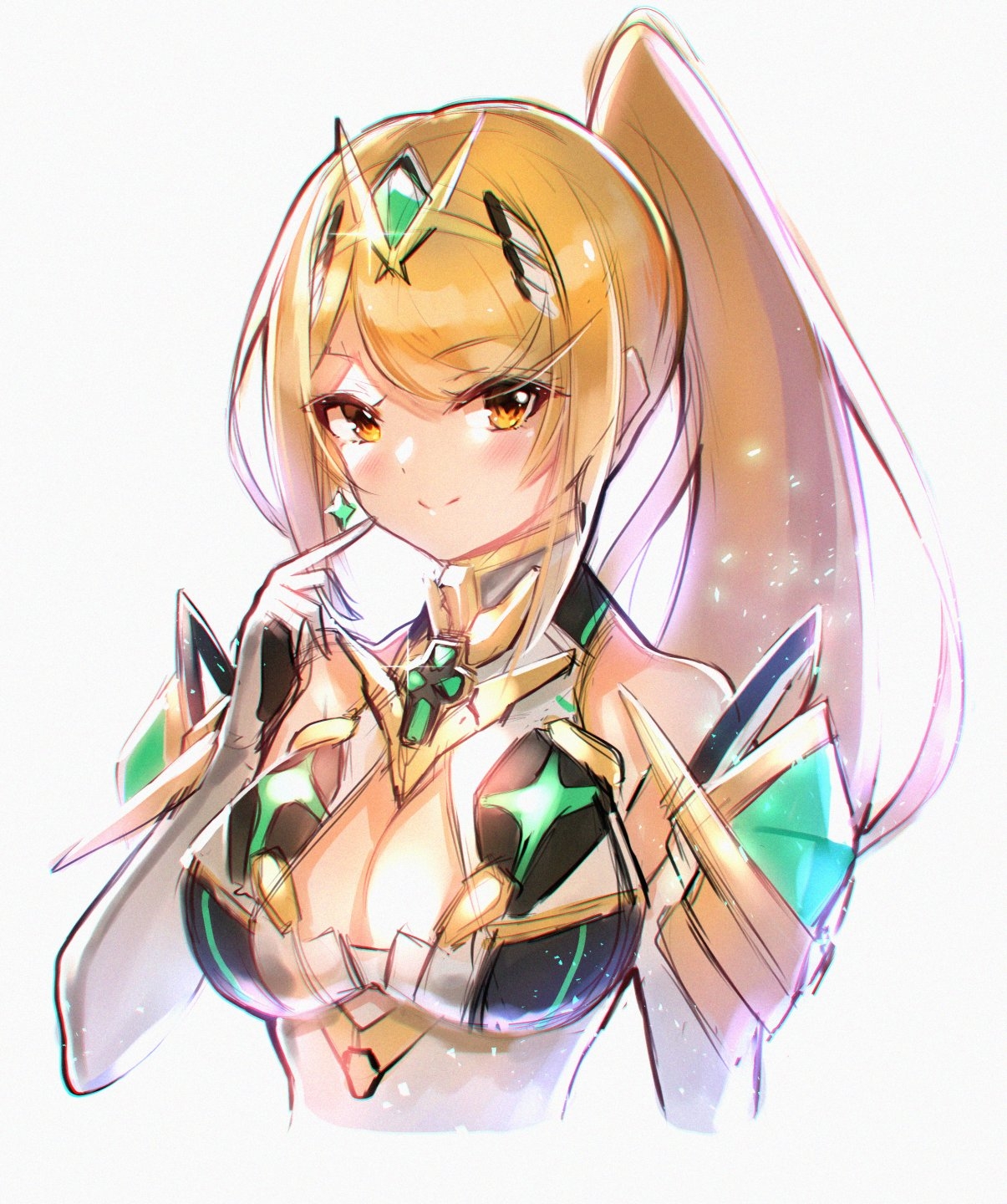 Ponytail Mythra | Scrolller