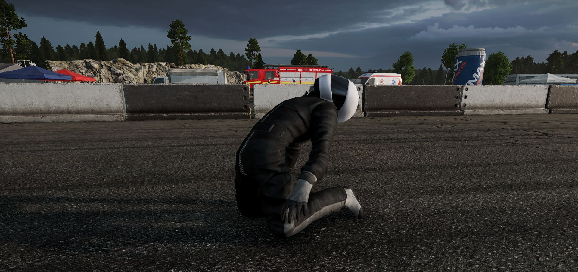 Poor guy, he just died like that. Dunno how, but whatever. | Scrolller