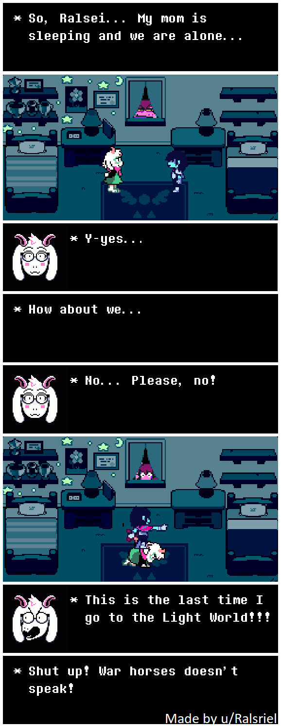 Poor Ralsei Scrolller