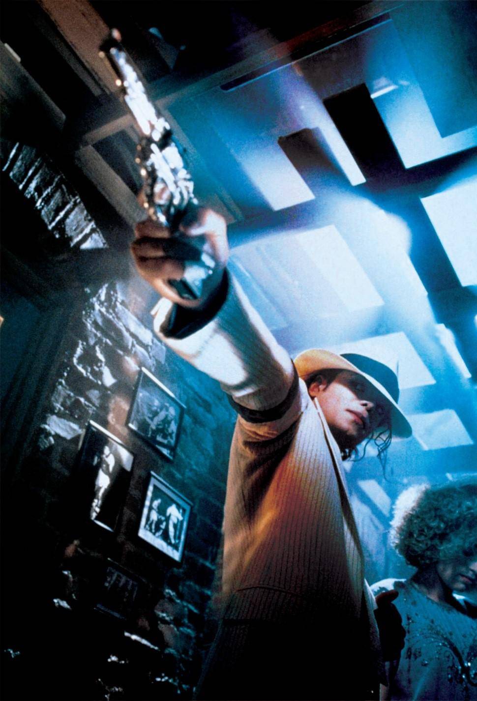 Pop icon Michael Jackson during the making of his landmark music video "Smooth Criminal" in 1987 ...