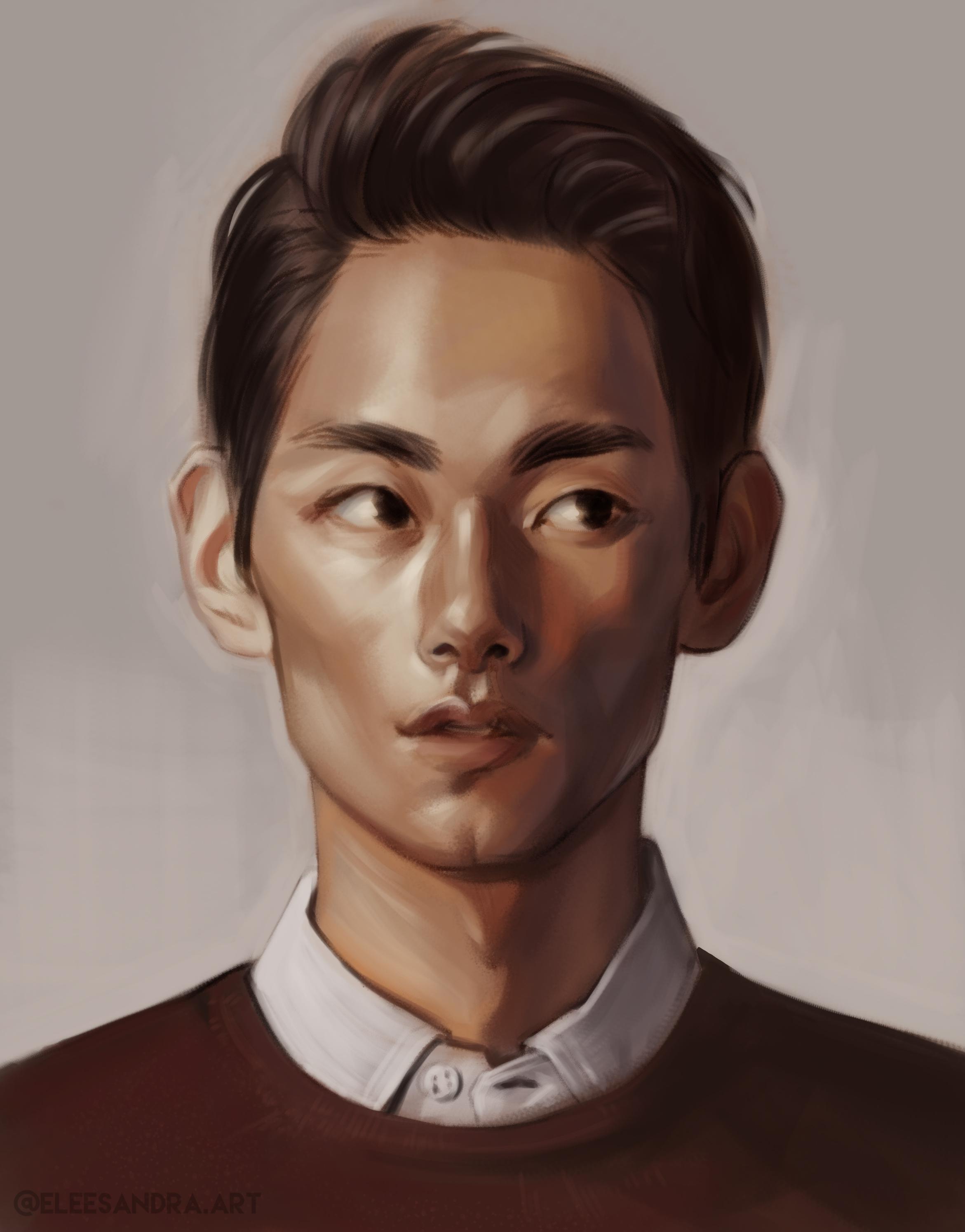 Portrait Study, by Me, Digital, 2021 | Scrolller