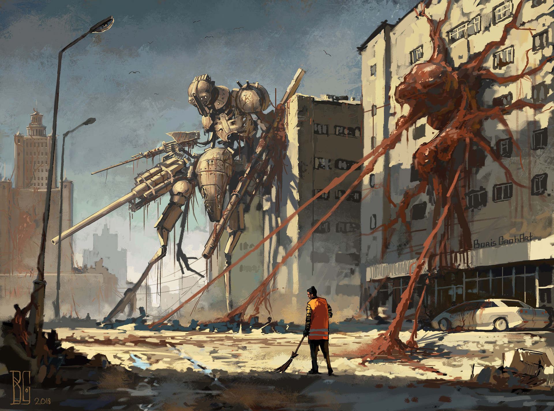 Post-apocalyptic Cleanup by Boris Groh | Scrolller