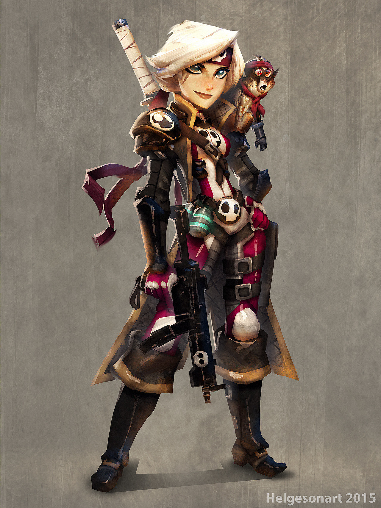 Post-Apocalyptic Pirate Captain by Johannes Helgeson | Scrolller