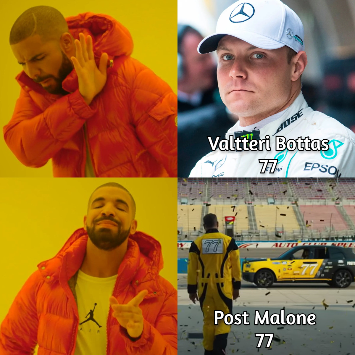 Post Malone >>> Bottas | Scrolller