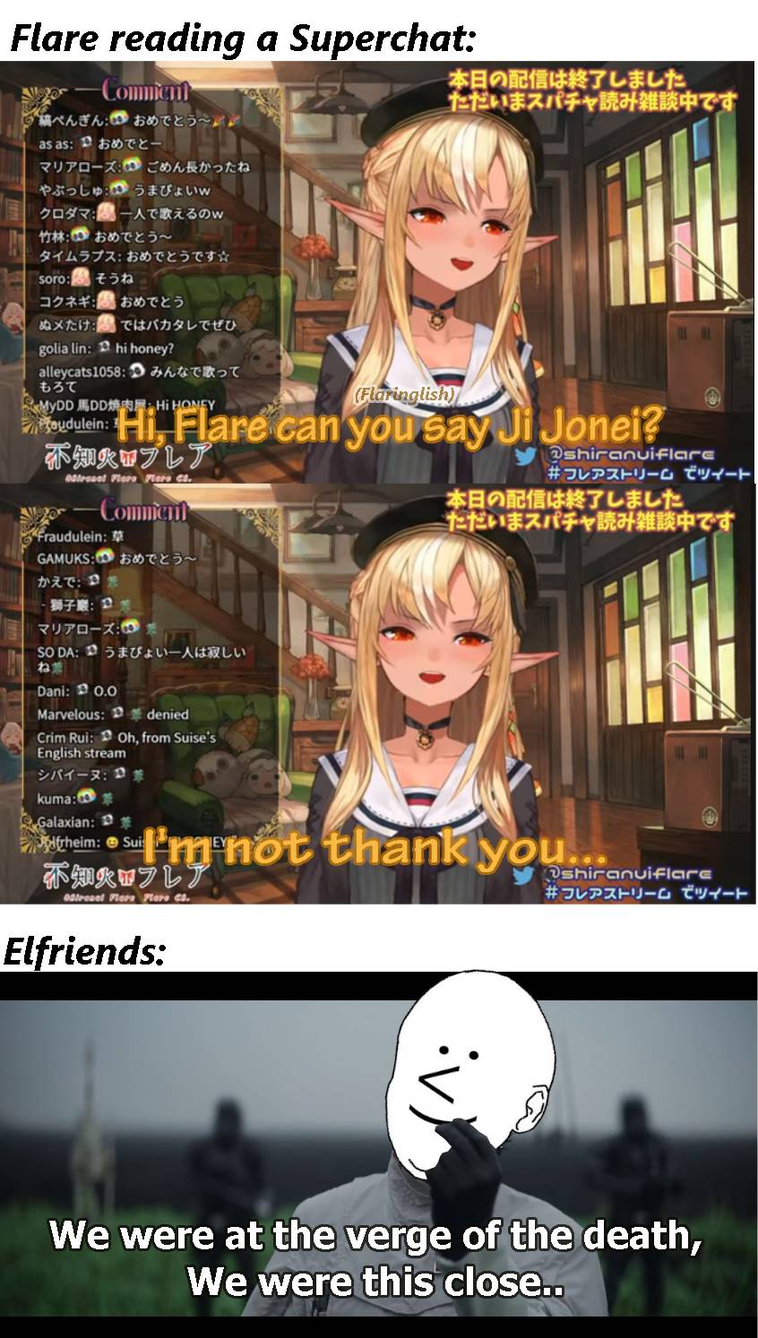 Posting Flare Contet Until she reach 1M. Day 115:Good thing she didn't read with Homura voice ...