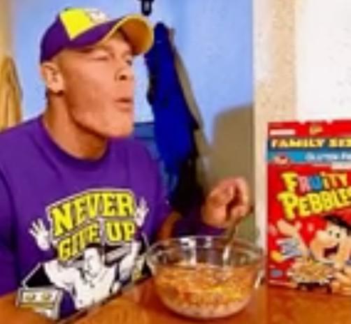 Potato salad eating fruity pebbles. | Scrolller