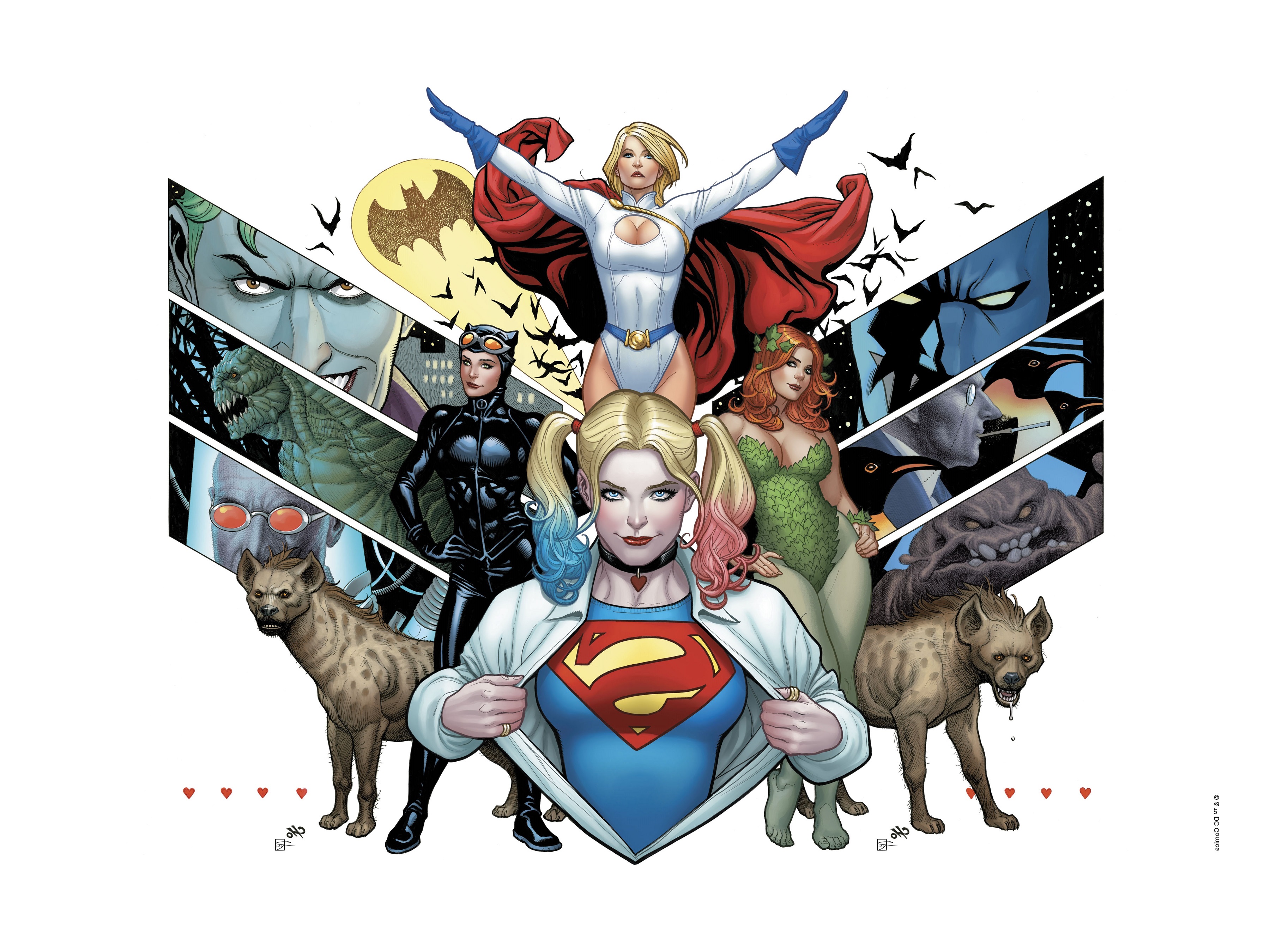 Power Girl in Gotham by Frank Cho [3600x2700] | Scrolller