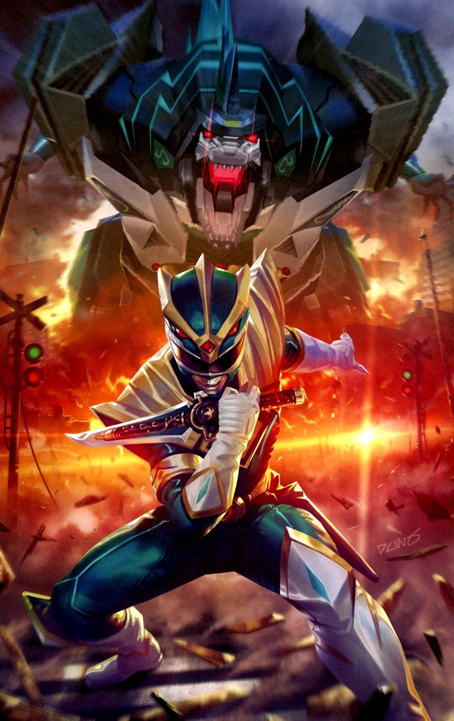 Power Rangers by Derrick Chew - variant art for Mighty Morphin #3 (2021) | Scrolller