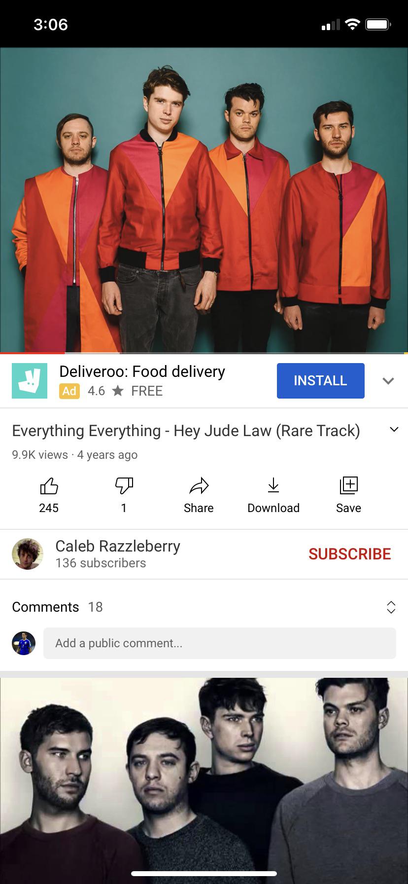 Practically my favourite EE song has been deleted off You Tube after years... Anyone know where ...