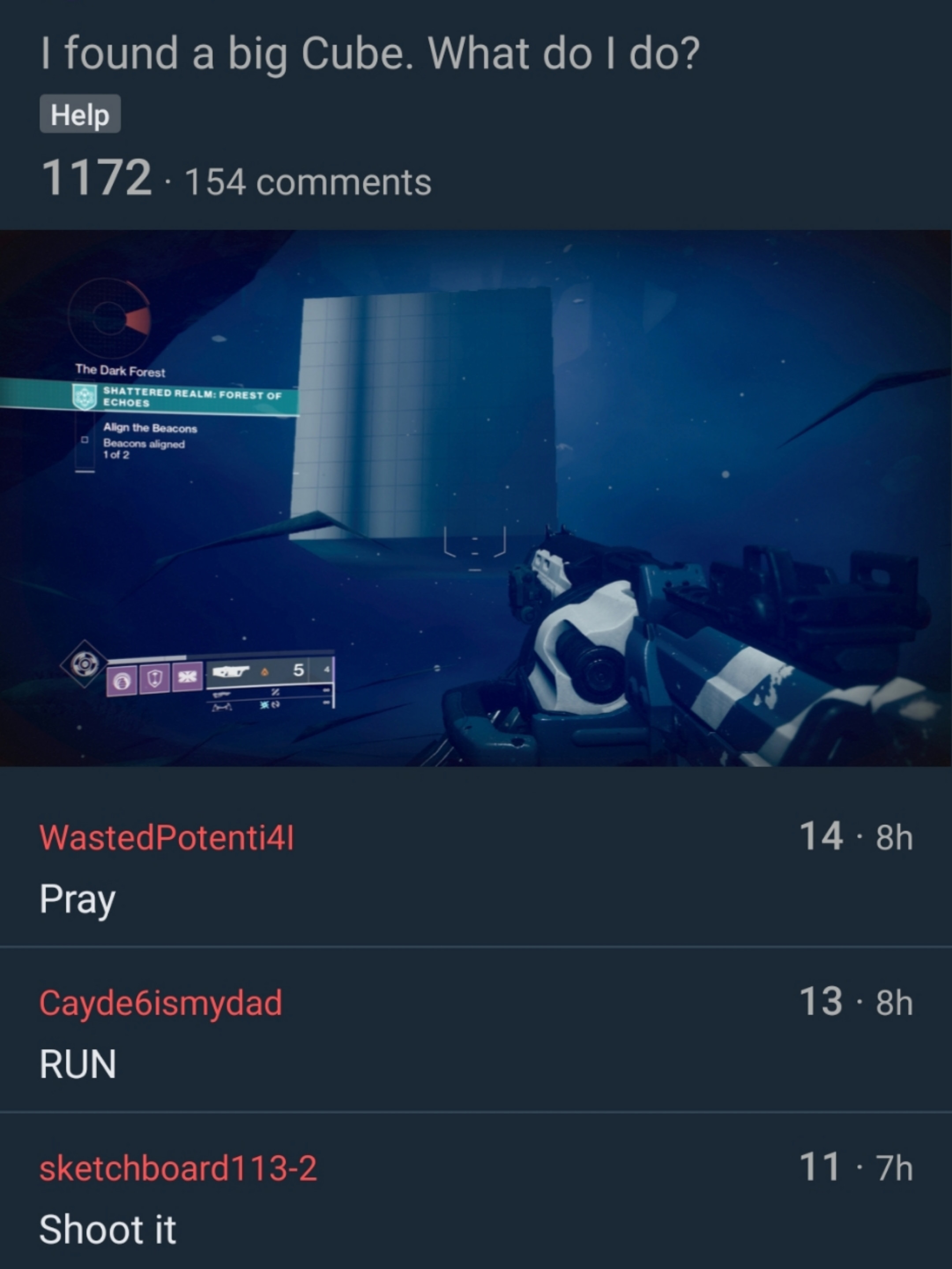 PRAY TO THE CUBE | Scrolller