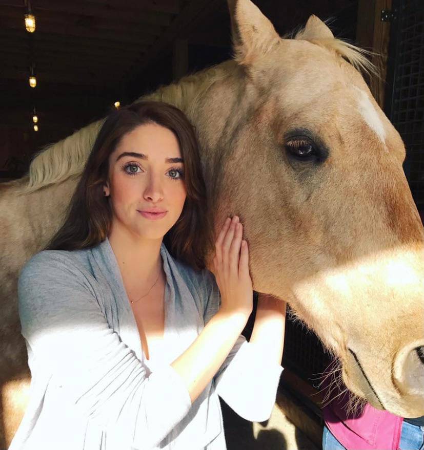 Pretty with a horse | Scrolller