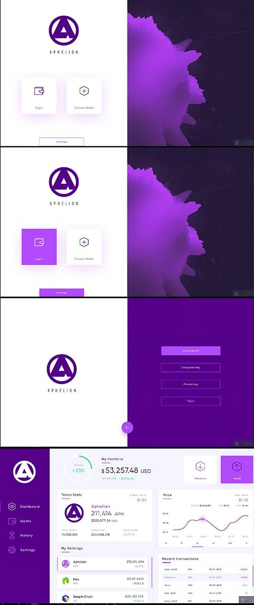 Preview Aphelion Wallet Design | Scrolller