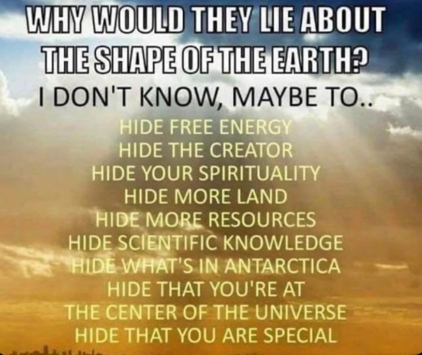 Pro flat Earth graphic | Scrolller