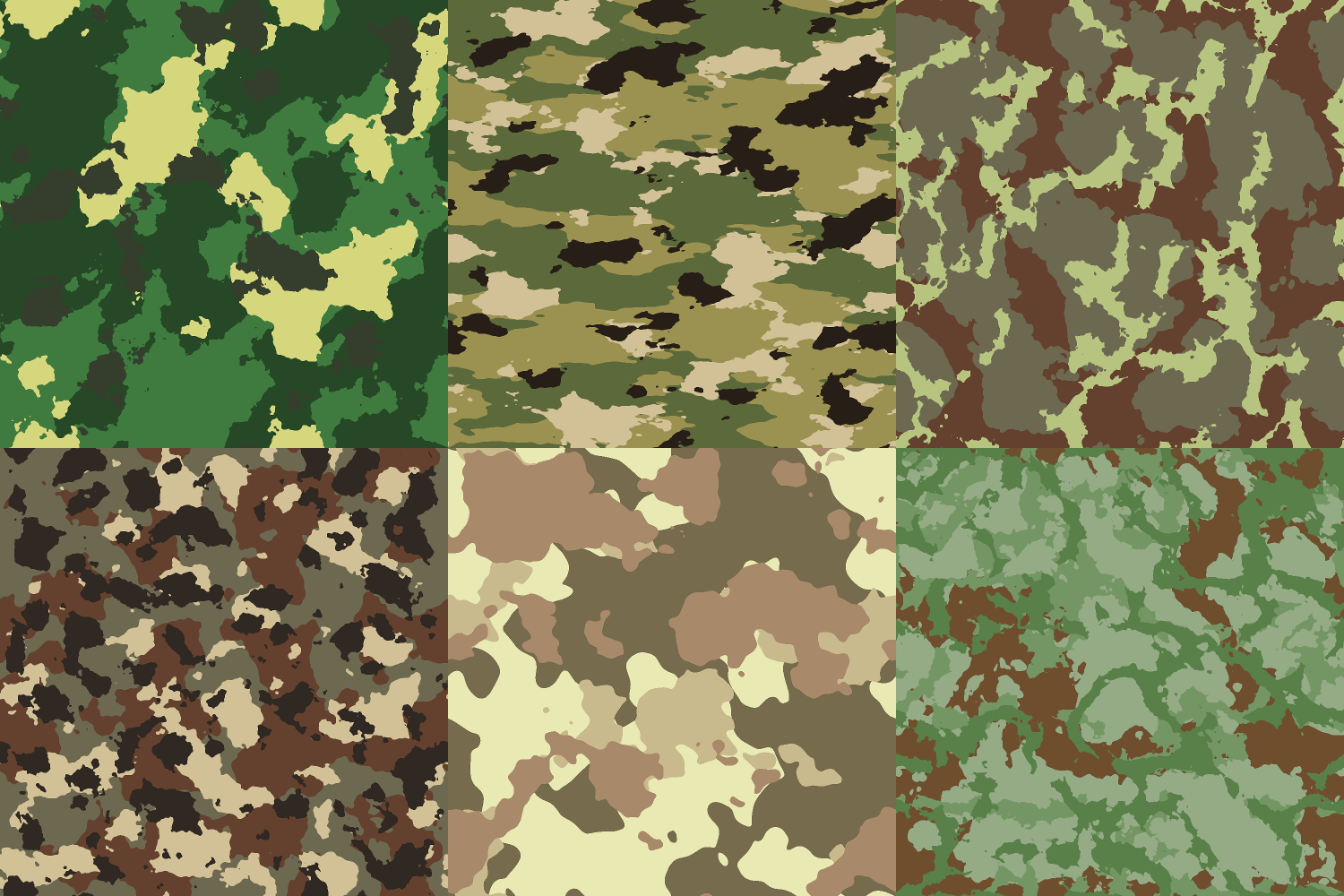 procedural, tileable camo patterns | Scrolller