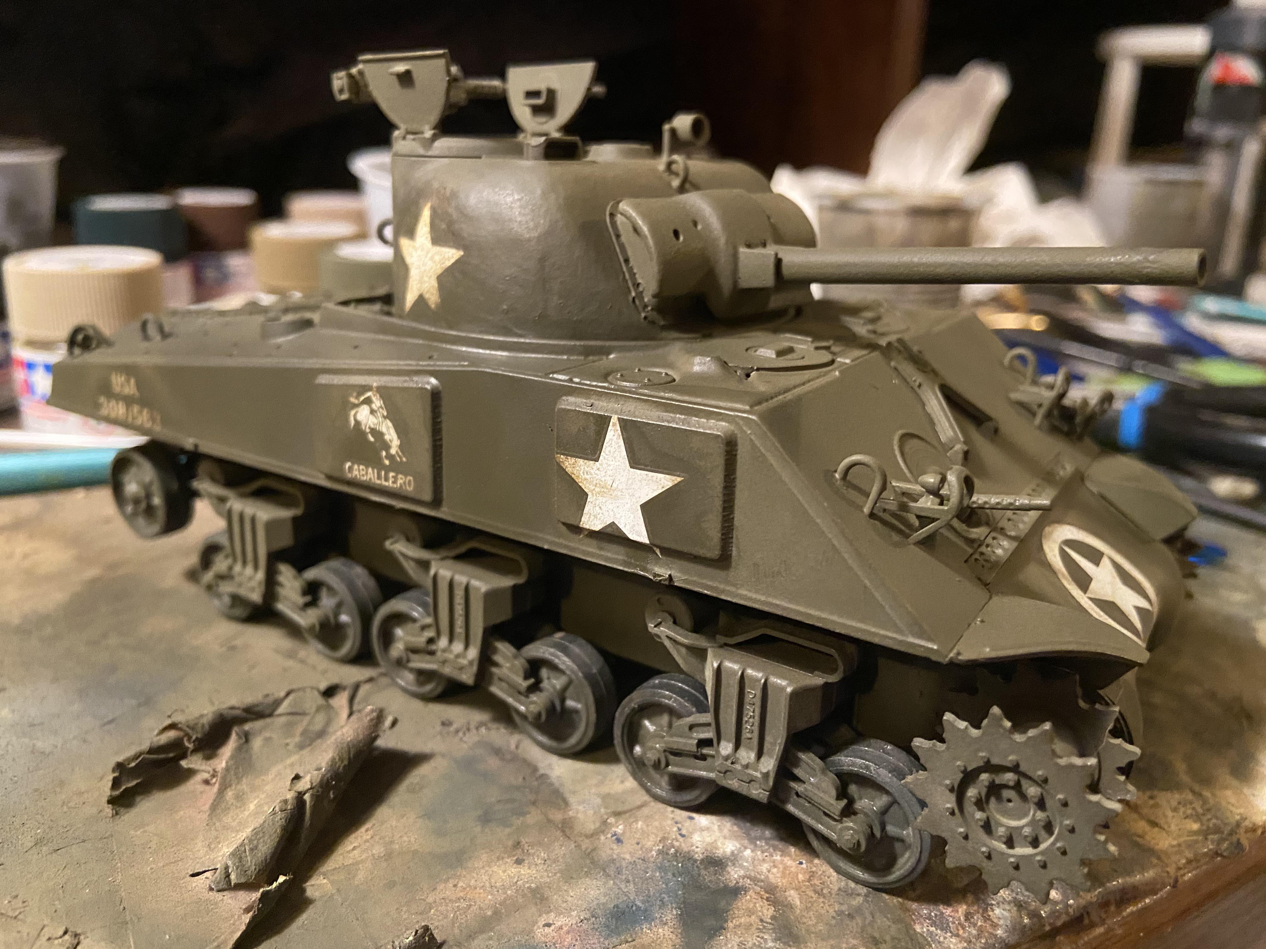 Progress on a Sherman | Scrolller